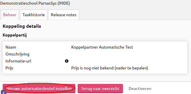 Het inrichten van een koppeling tussen ParnasSys en koppelpartners – Kennisportaal